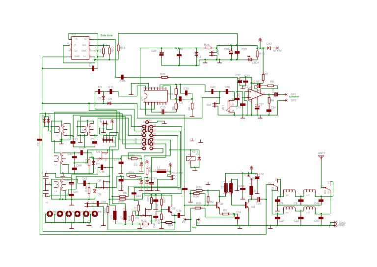 2ch DC Transceiver With mc3361 Circuit | PDF | Sports