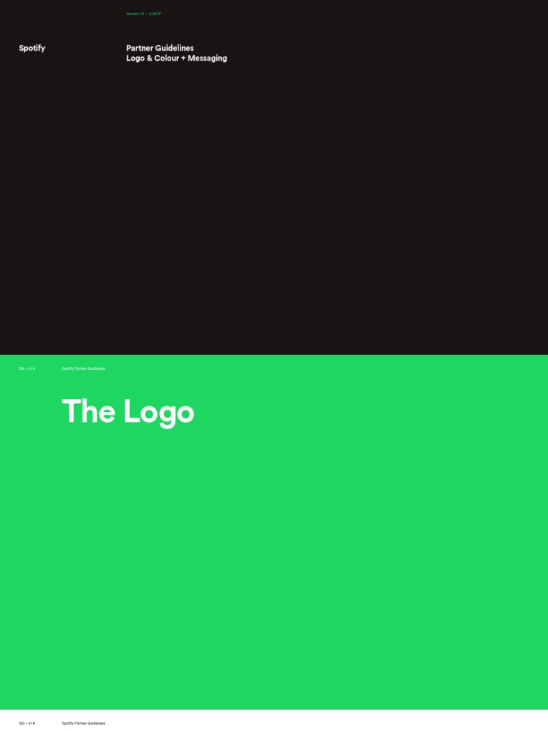 Spotify Logo Color Guidelines | PDF | Logos | Spotify