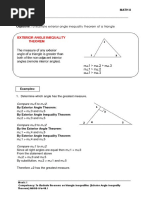 Hinge Theorem Worksheet 5.6 | PDF | Teaching Mathematics | Mathematical Analysis
