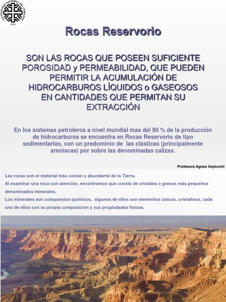 1 Rocas Reservorio Introduccion | PDF | Ciencia y matemáticas