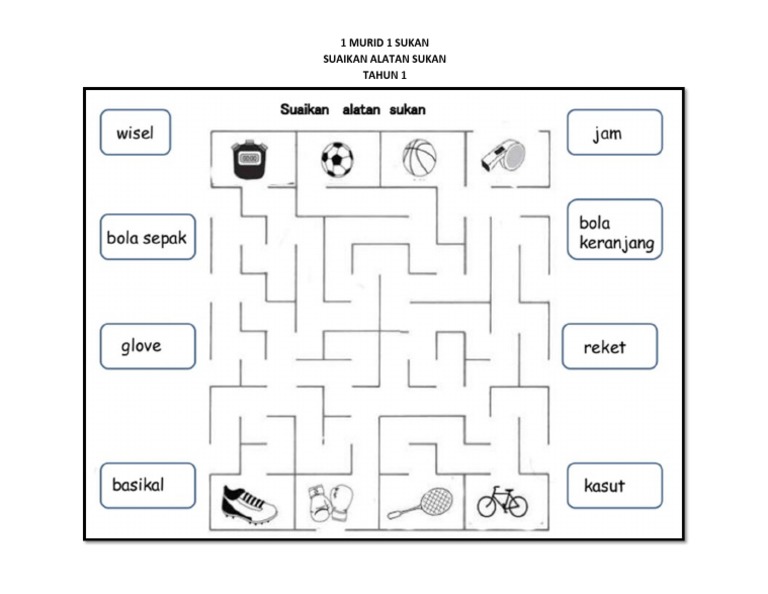 Suaikan Alatan Sukan Tahun 1 | PDF