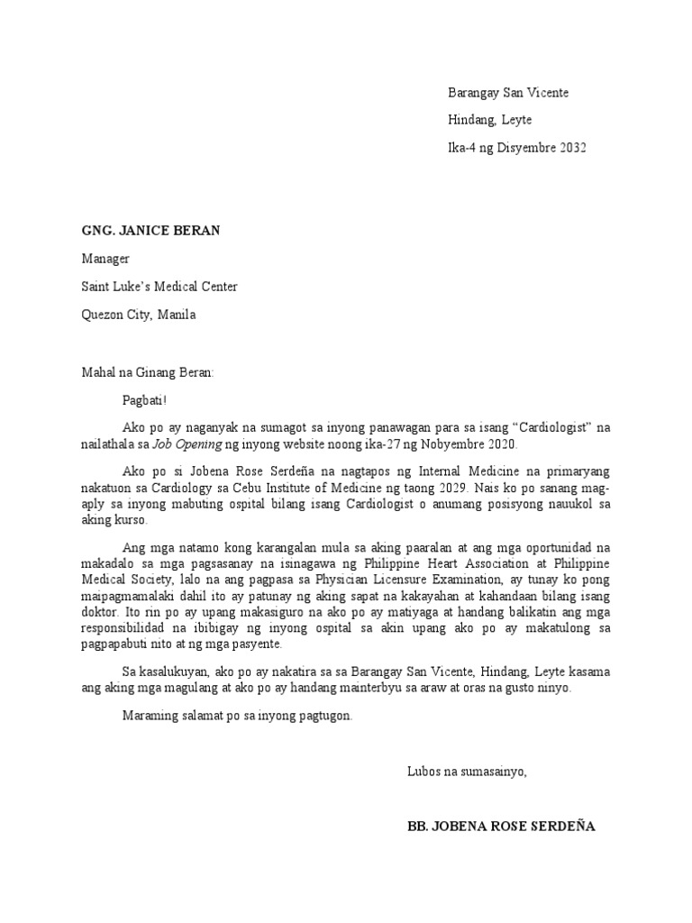 Panakip Na Liham | PDF