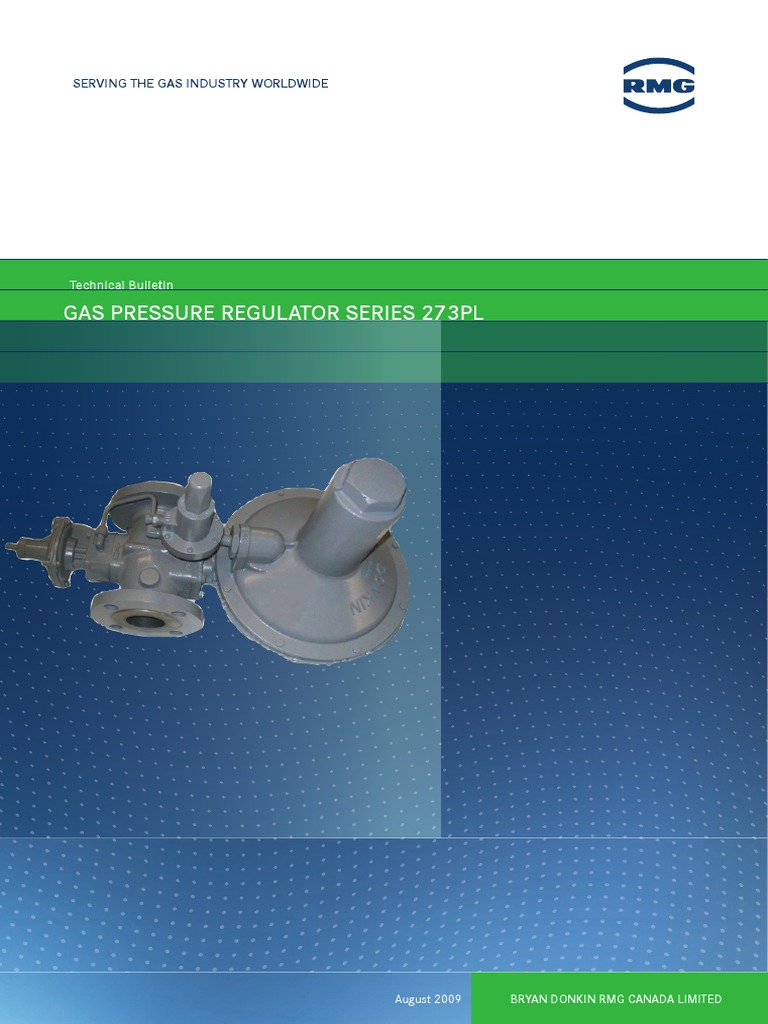 Model 273PL Regulator Technical Bulletin | PDF | Valve | Gases