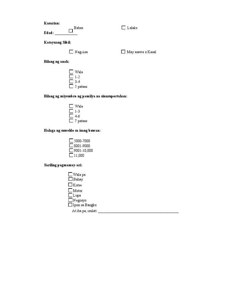 Demographic Profile | PDF