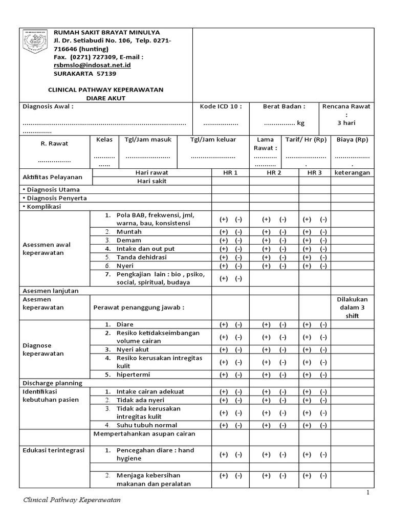 Clinical Pathway Diare Akut Anak | PDF