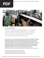 Chute Design Essentials | PDF | Wear | Belt (Mechanical)