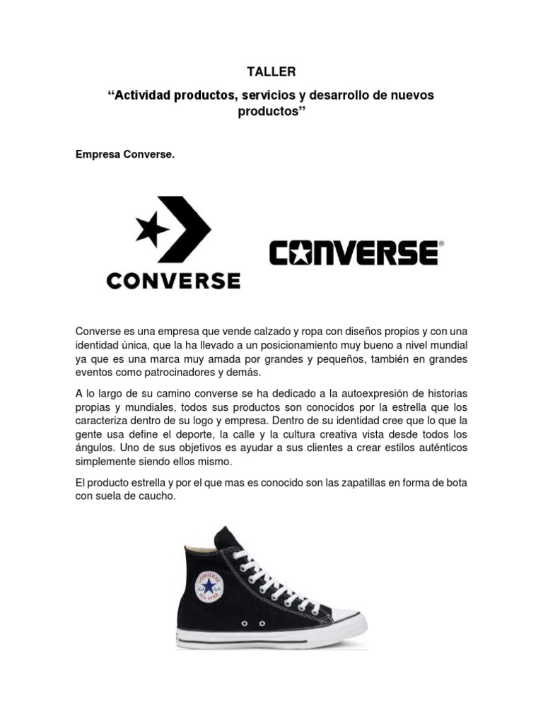 Converse | PDF | Marca | Empresas