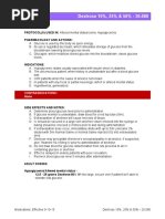 D50 IV Injection - Drug Study | PDF