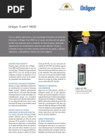 Detector Multigas Dräger X-am 5600 | PDF | Sensor | Agua