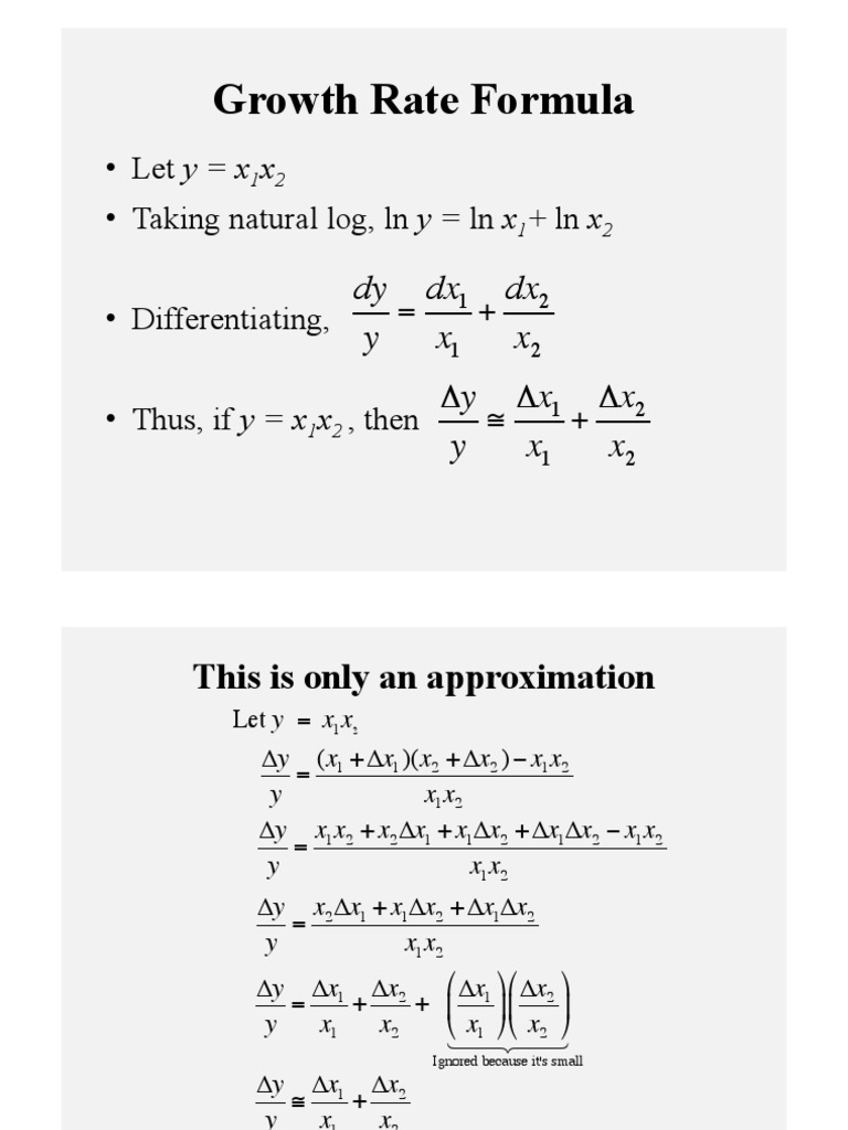 4A - Growth Rate Formula | PDF