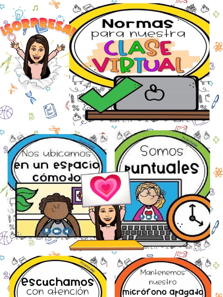 Normas de Convivencia Virtual | PDF