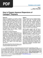SPEC Carbopol Ultrez 10-1 | PDF | Materials