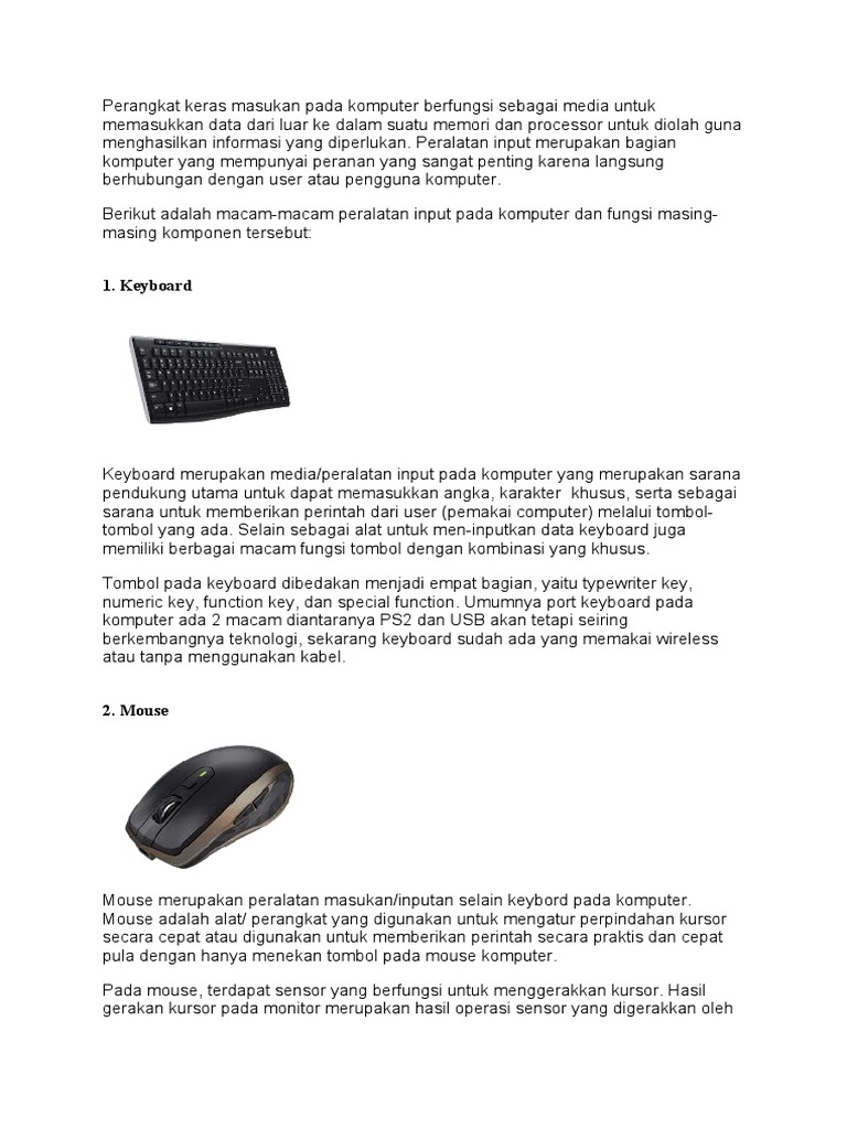 Hardware Input | PDF
