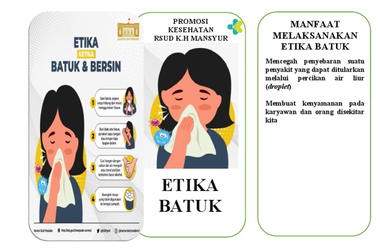 Lampiran 2 Leaflet Etika Batuk | PDF