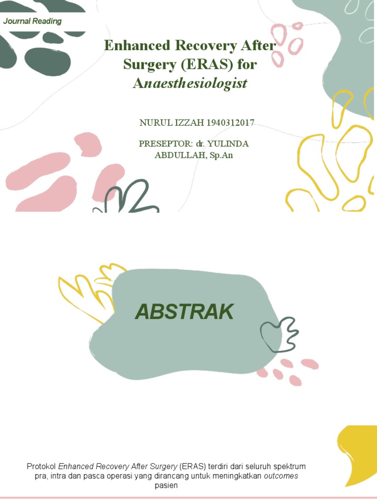 Enhanced Recovery After Surgery (ERAS) | PDF