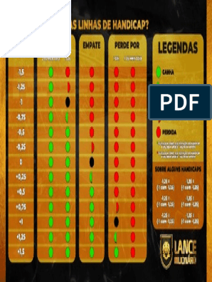 Tabela de Handicap Asiático - Grupo Lance Milionário, Conheça o Mundo ...