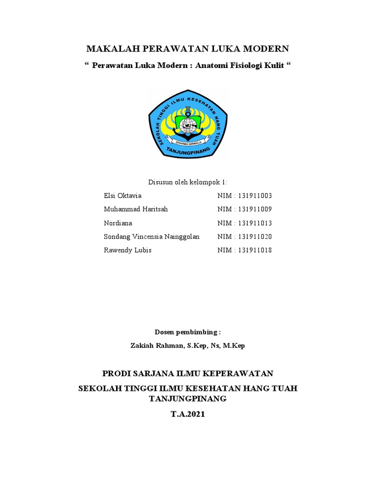 Makalah Perawatan Luka Modern Kelompok 1 | PDF