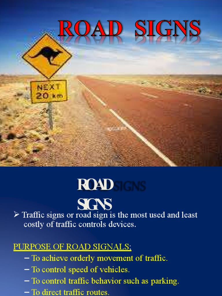 Week 29 - Road Signs G3 | PDF | Traffic | Road Safety