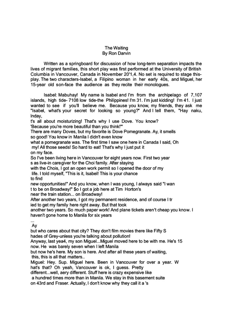 The-Waiting | PDF | Nature