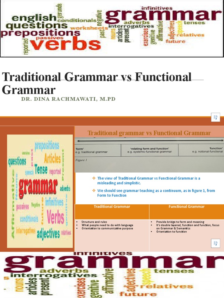 M2-3 - Traditional Grammar Vs Functional Grammar | PDF | Grammar ...