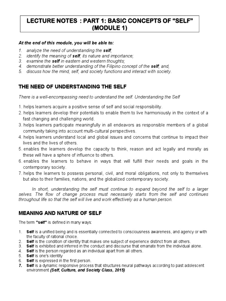 Lecture Notes: Part 1: Basic Concepts of Lecture Notes: Part 1: Basic Concepts of
