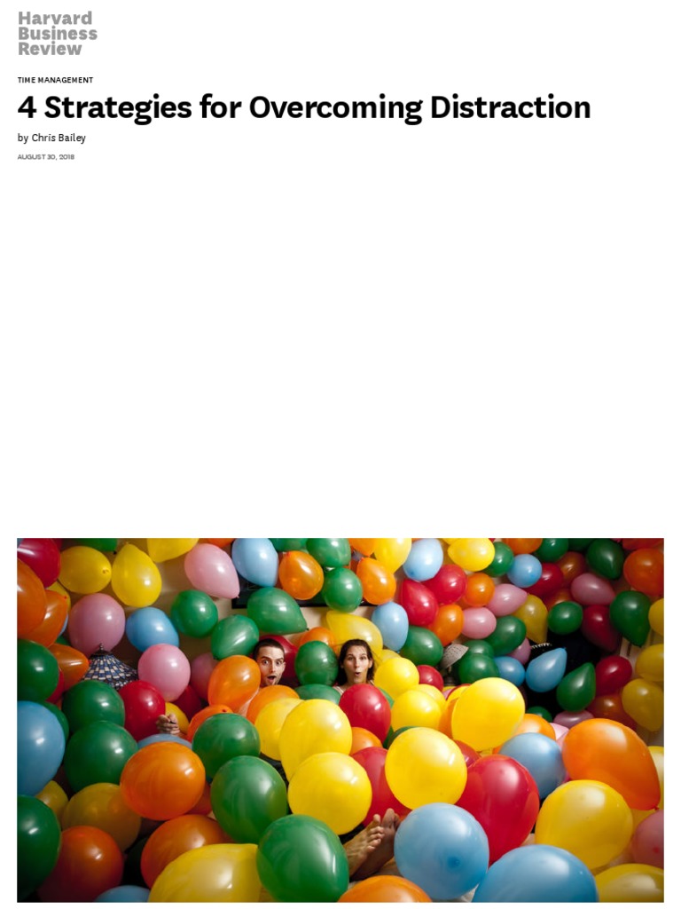 4 Strategies For Overcoming Distraction | PDF | Attention | Human Nature