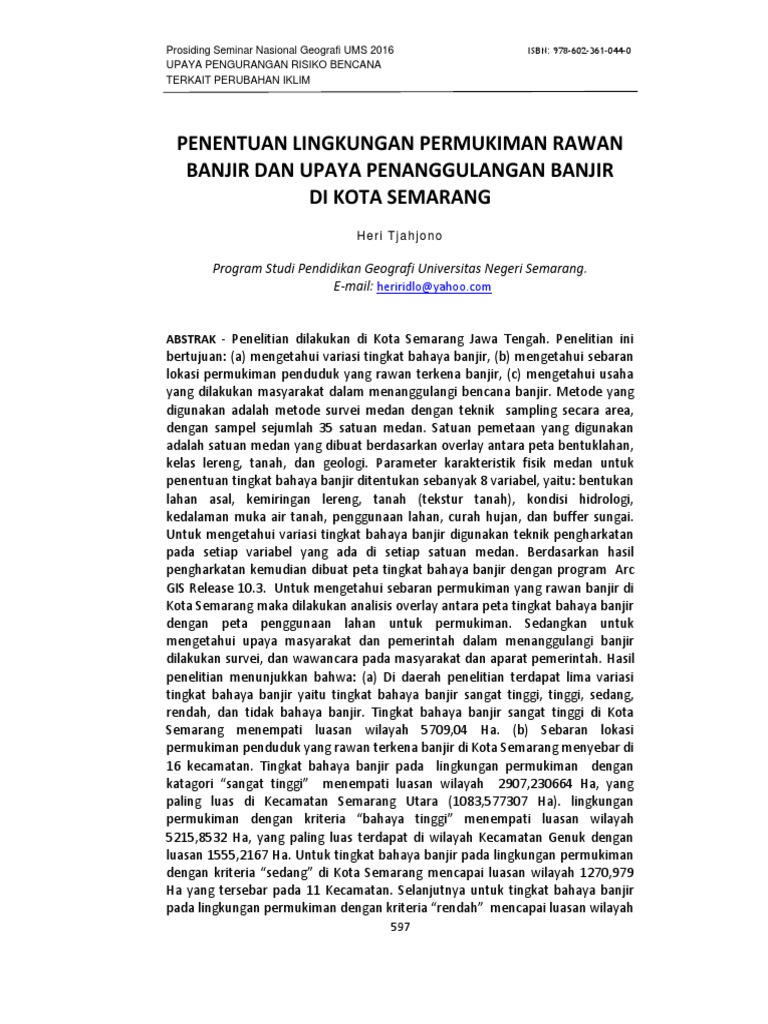 Penentuan Lingkungan Permukiman Rawan | PDF | Ilmu Sosial | Sains & Matematika
