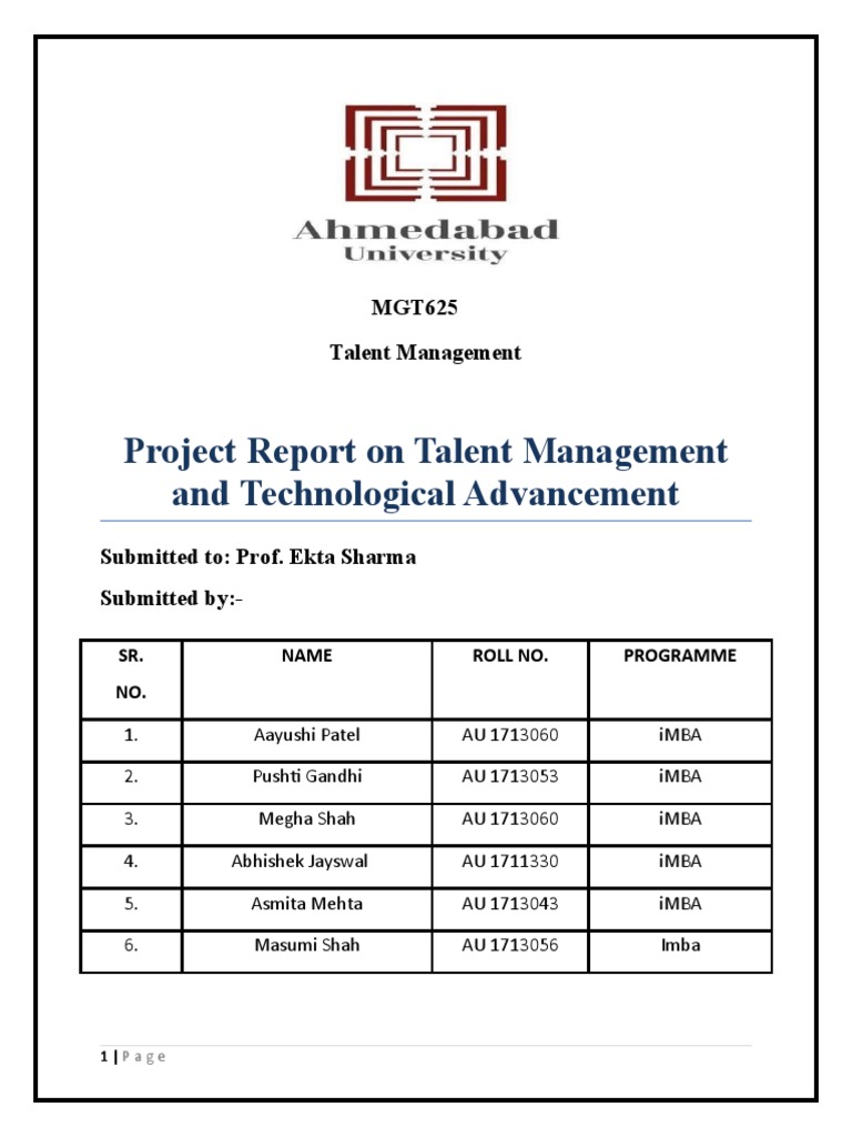 Talent Management Project | PDF | Artificial Intelligence ...
