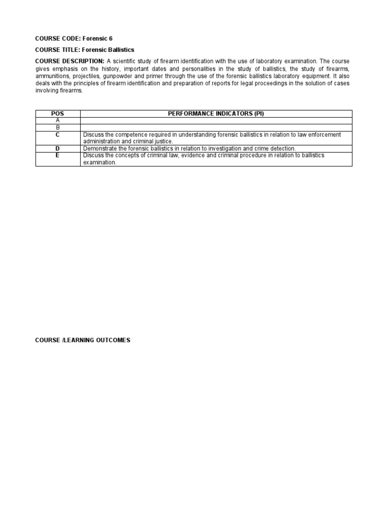 Forensic 6 Forensic Ballistics | PDF | Firearms | Forensic Science