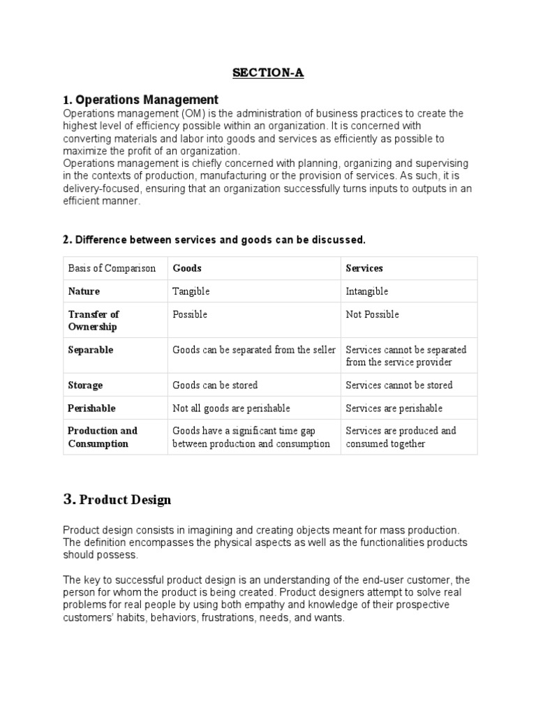 Operations Management | PDF | Enterprise Resource Planning | Product ...