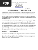 Lifting Lug | PDF | Welding | Construction