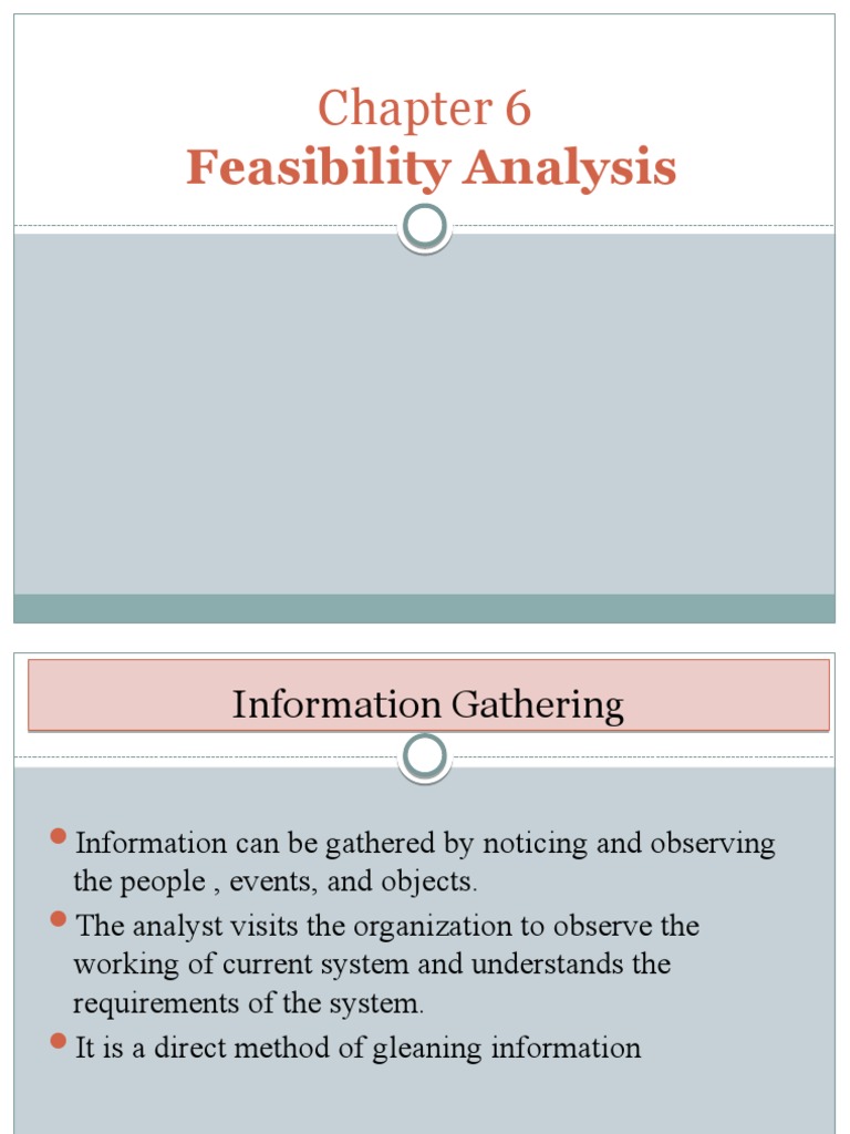Chapter 6 MBA 3RD Feasibility Analysis | PDF | Feasibility Study ...