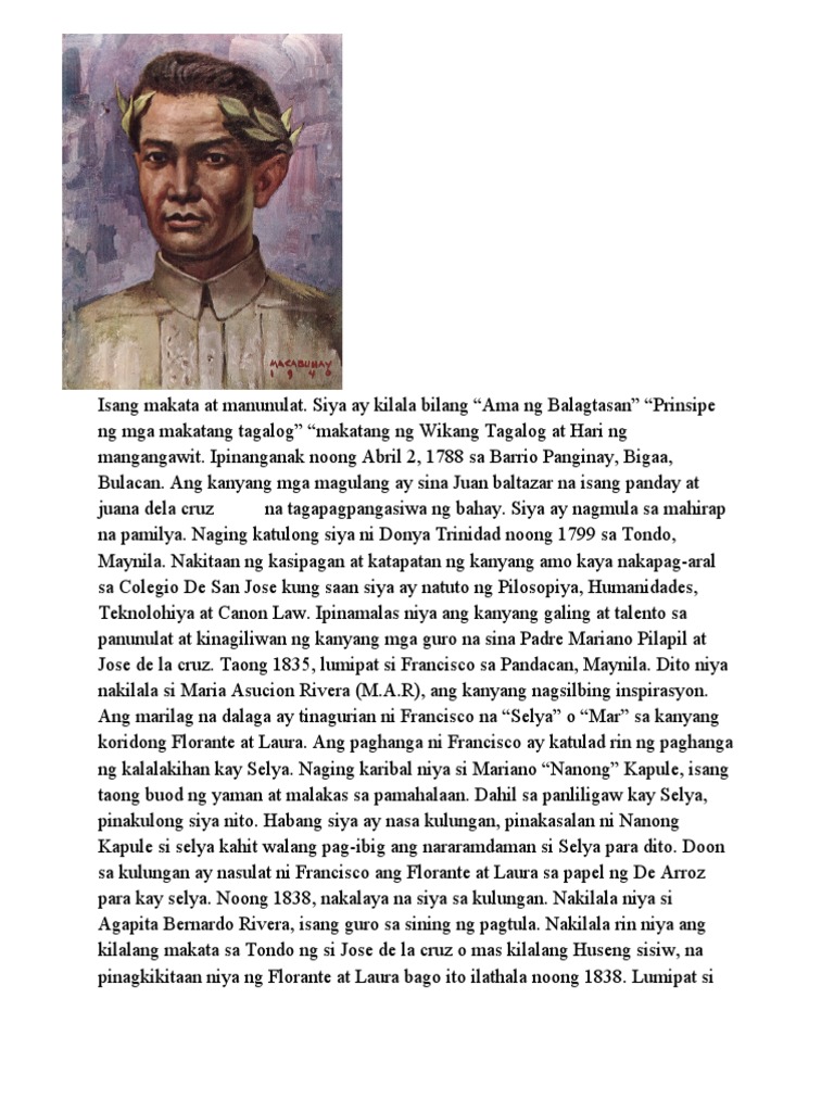 Isang Makata at Manunulat | PDF