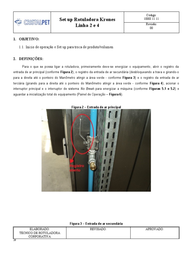1000I 11 11 Set Up Rotuladora Krones | PDF | Computação e Tecnologia da ...