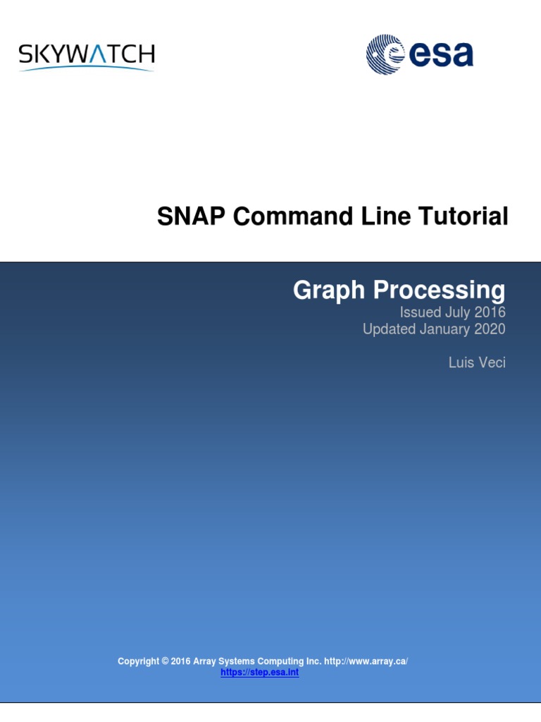Snap Command Line Tutorial Graph Processing Pdf Command Line Interface Parameter