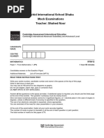 0606 Topical Past Papers | PDF