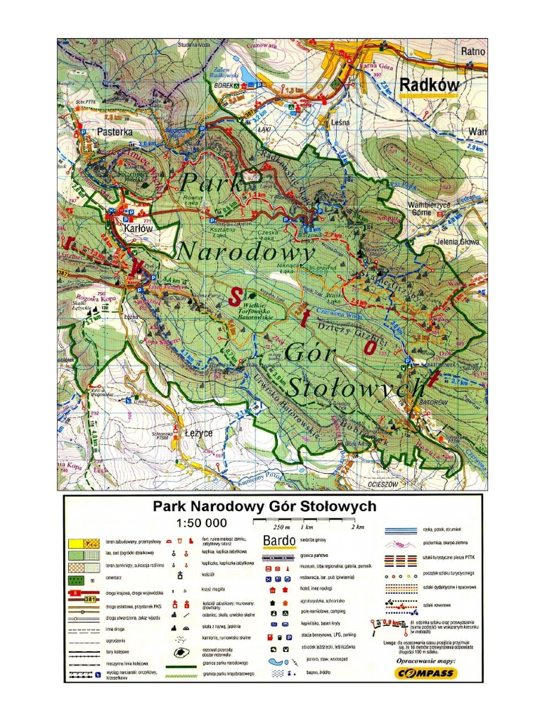 Mapa - Gory Stolowe | PDF
