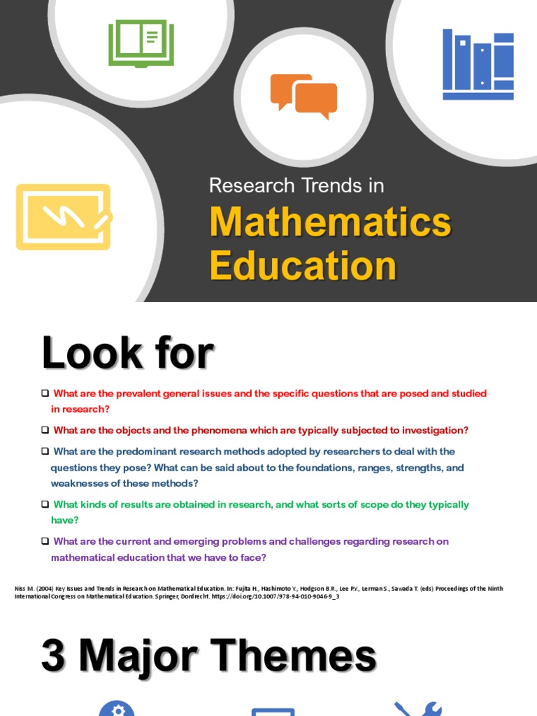 Research Trends in Mathematics Education | Download Free PDF | Teachers ...