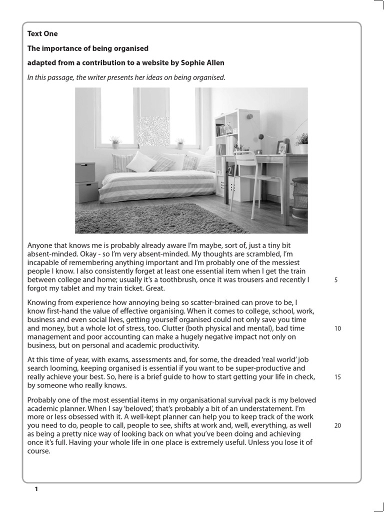 Reading & Writing Practice 1 | PDF | Writers