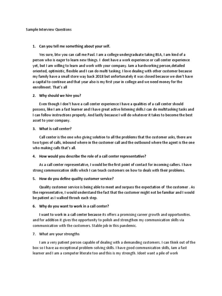 What Are Your Strengths | PDF | Call Centre | Learning