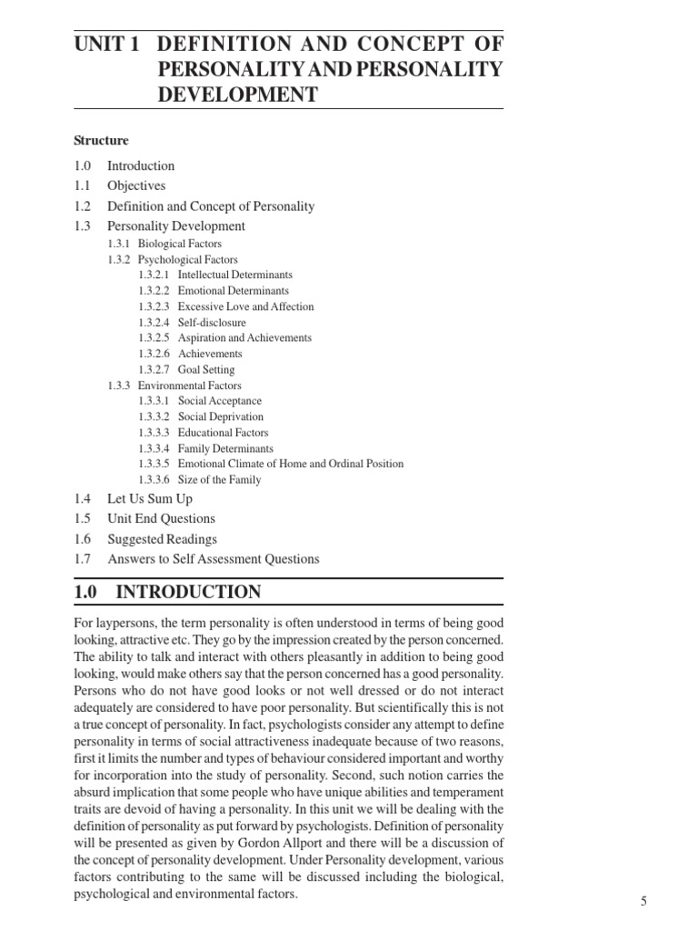 Unit-3 (Eng) (Ignou MAPC) (Personality) | PDF | Motivation | Motivational