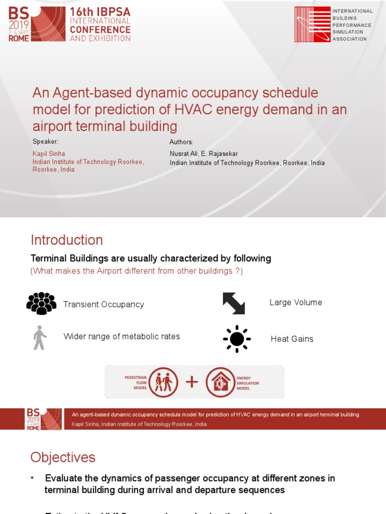 An Agent-Based Dynamic Occupancy Schedule Model For Prediction of HVAC ...