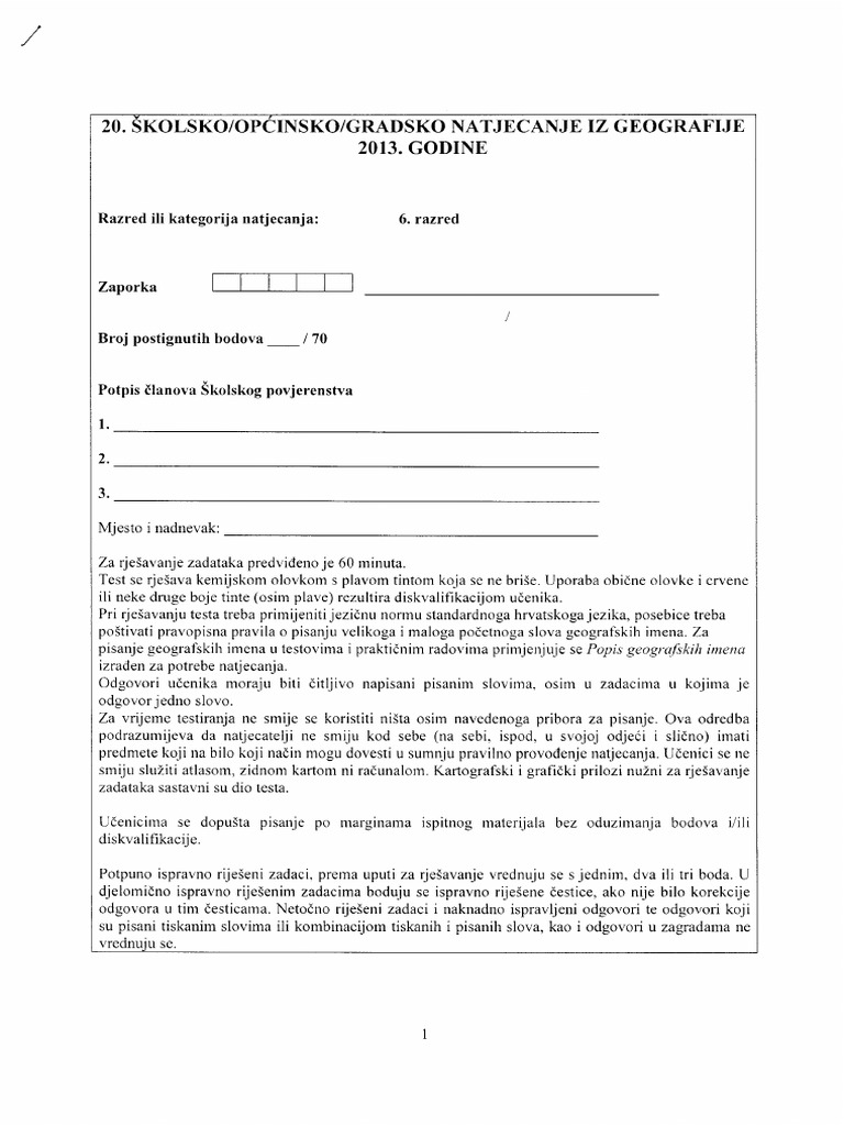 Raz Testovi | PDF