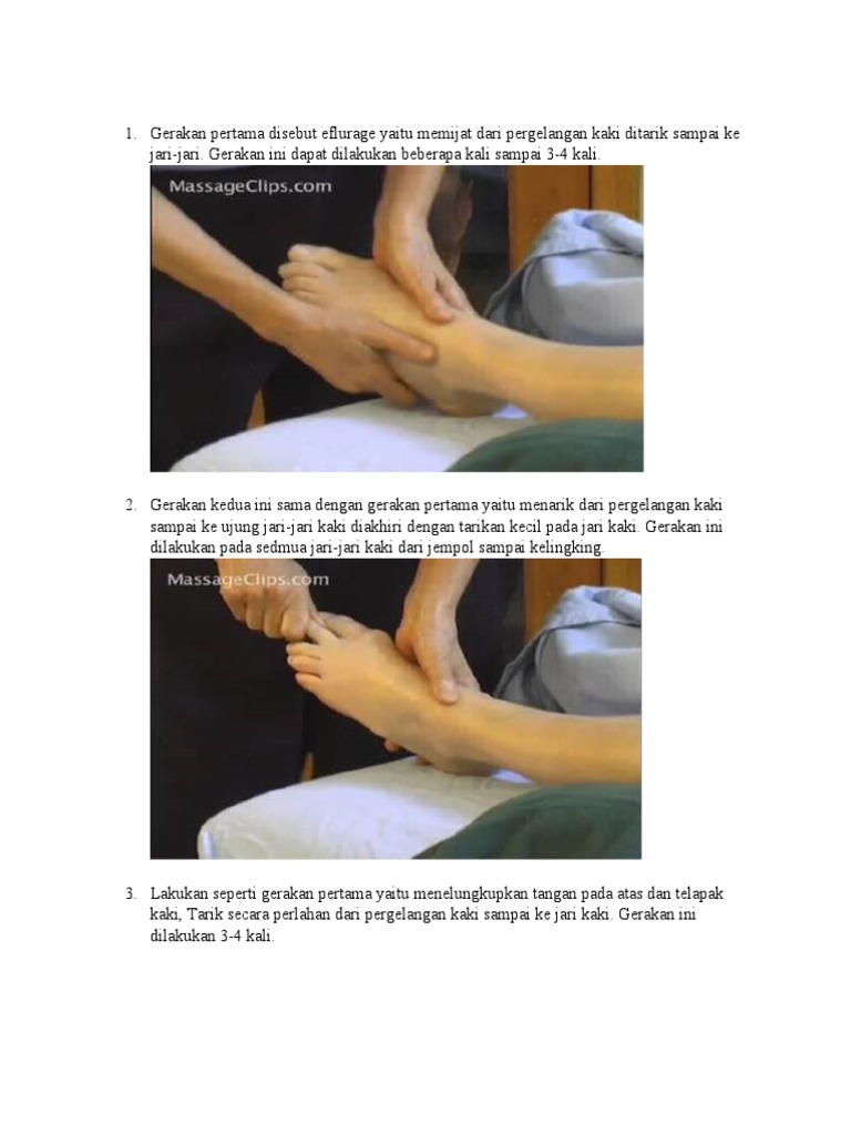 Sop Foot Massage | PDF