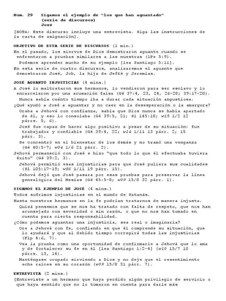Núm. 29 Sigamos El Ejemplo de "Los Que Han Aguantado" (Serie de ...