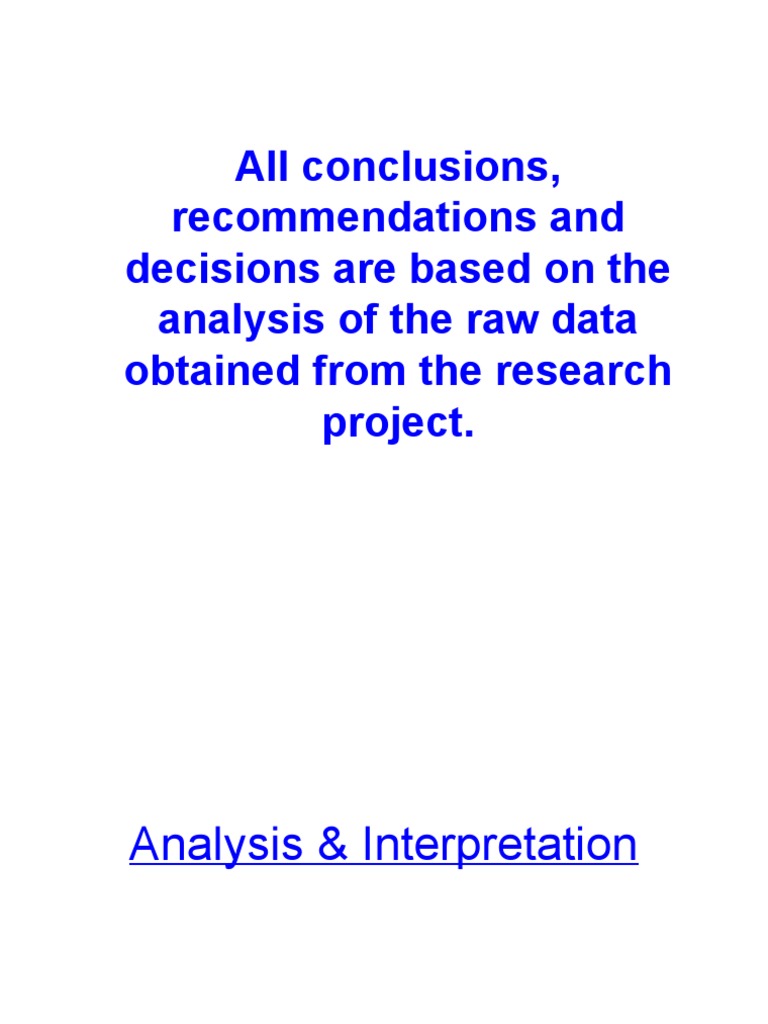 Research Data Analysis Guide | PDF | Statistics | Data