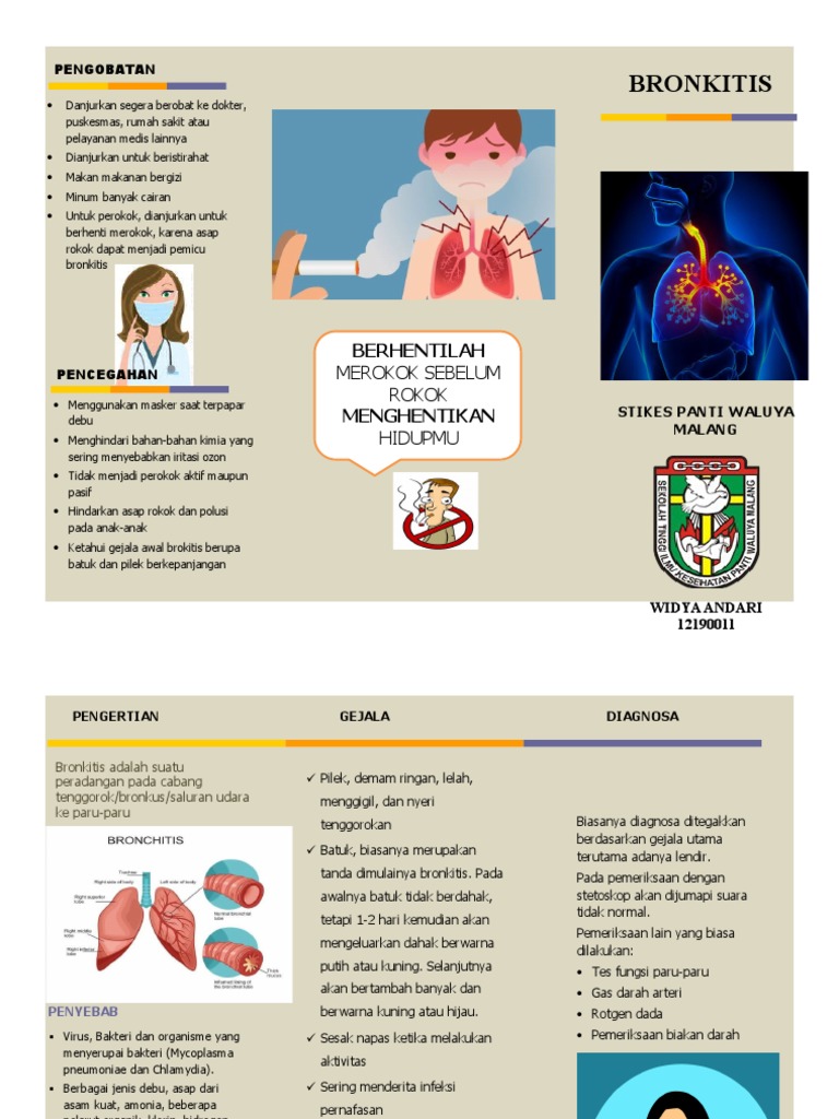 Leaflet Bronkitis | PDF