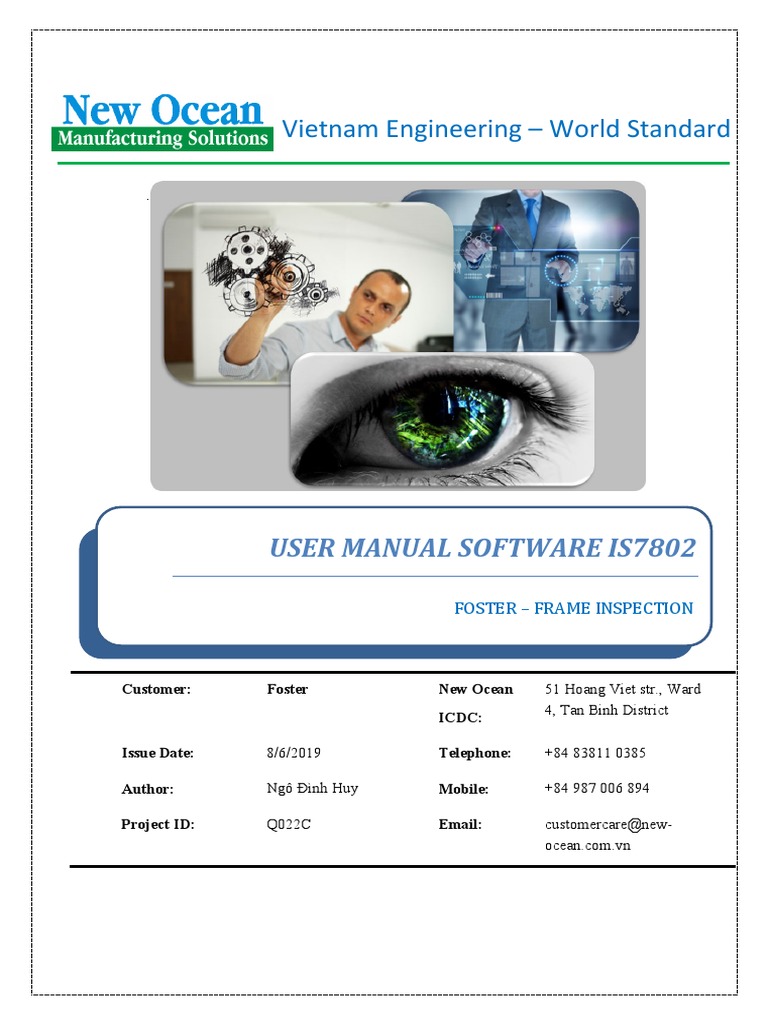 User Manual - IS7802 Software | PDF