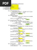 Design of Chajja (Sun Shade) Input:: Limit State Method Confirming To ...