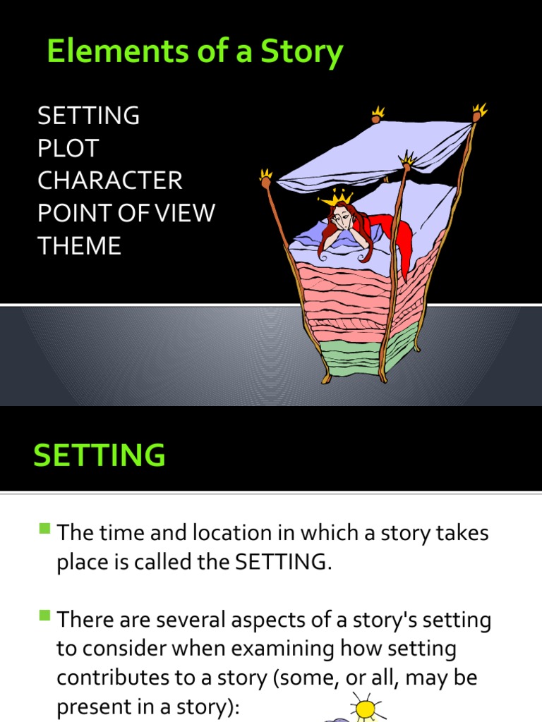 Elements of A Story | PDF | Narration | Plot (Narrative)